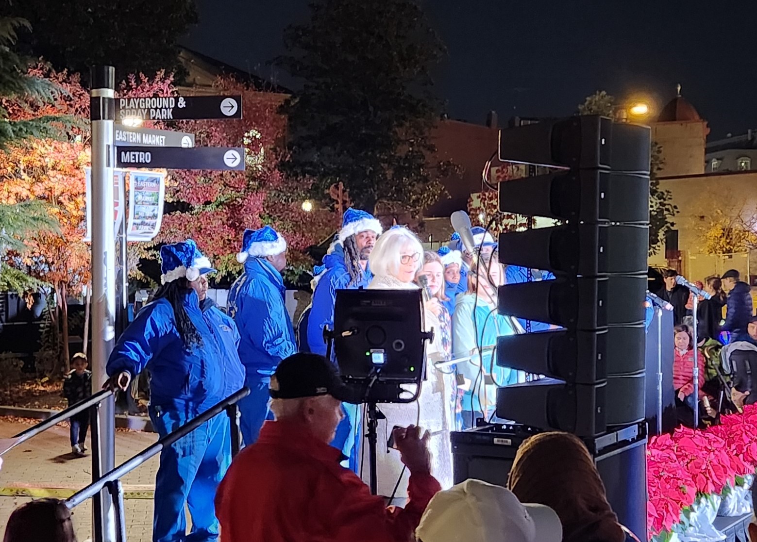 Photos – Tree Lighting at Eastern Market Metro Saturday Night | CAPITOL ...